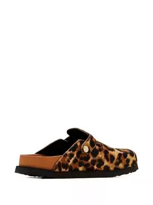 BIRKENSTOCK Boston Leopard-print Sandals
