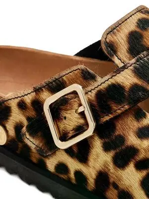 BIRKENSTOCK Boston Leopard-print Sandals