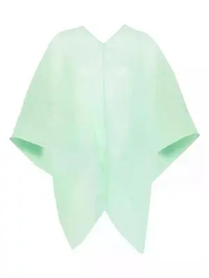 Issey Miyake Pleated Scarf - Green