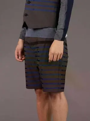 Sacai Striped Shorts