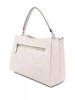 Guess Tisha Monogrammed Tote Bag - Neutrals