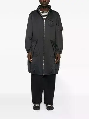 OPEN YY Cargo Zip-up Oversized Coat