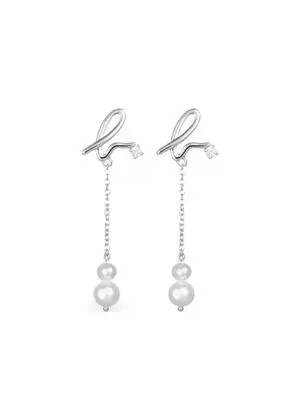 AGNÈS B. Christmas Canopy Drop Earrings - Silver