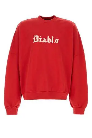 WILLY CHAVARRIA Oversized Diablo Sweatshirt - Red