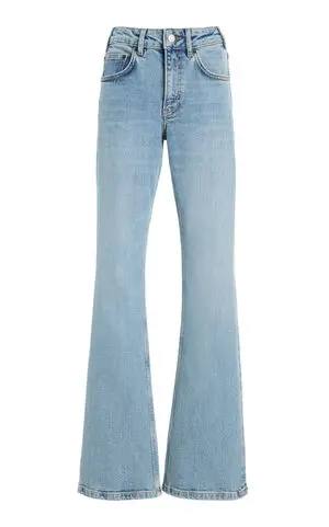 JEANERICA Moda Stretch Mid-rise Flared-leg Jeans