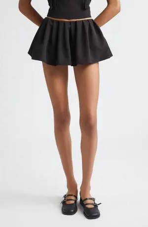 Sandy Liang Theo Pleated Miniskirt
