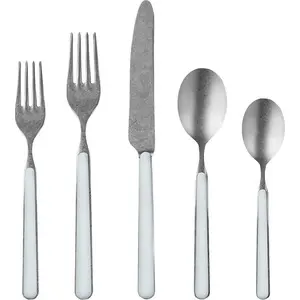 MEPRA Fantasia Pewter Flatware Set20 Pieces - Light Blue