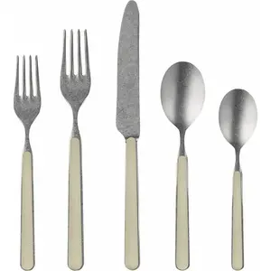 MEPRA Fantasia Pewter Flatware Set20 Pieces - Turtle Dove