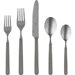 MEPRA Fantasia Pewter Flatware Set20 Pieces - Vicuna