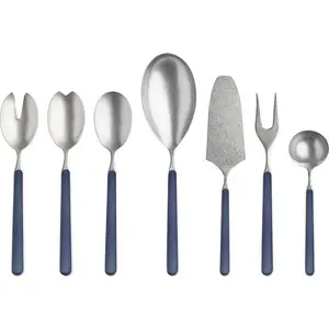 MEPRA Fantasia Pewter Serving Set7 Pieces Cobalt