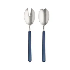 MEPRA Fantasia Pewter Salad Serving Set2 Pieces - Cobalt