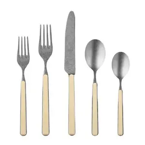 MEPRA Fantasia Pewter Flatware Set5 Pieces - Sesame