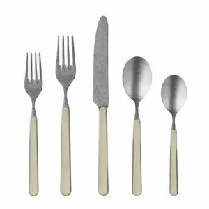 MEPRA Fantasia Pewter Flatware Set5 Pieces Turtle Dove