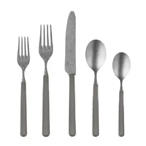 MEPRA Fantasia Pewter Flatware Set5 Pieces - Vicuna