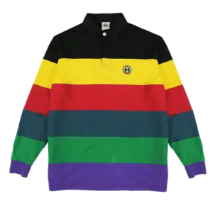 CROSS COLOURS Retro Stripe L/s Rugby