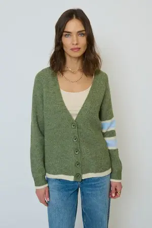 Central Park West Marley Varsity Cardigan