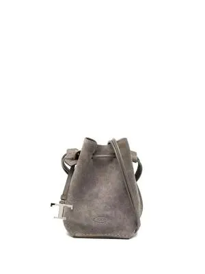TOD'S Mini Suede Bucket Bag