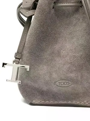 TOD'S Mini Suede Bucket Bag