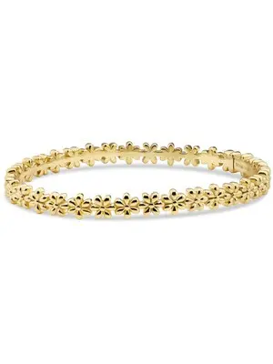 DEVATA Daisy Flower Eternity Bangle Bracelet