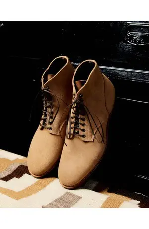 FORTELA Viberg For Cordovan Leather Navvy Boots - Natural