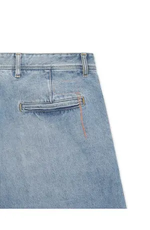 FORTELA Reno Bleach Wash Denim Trousers