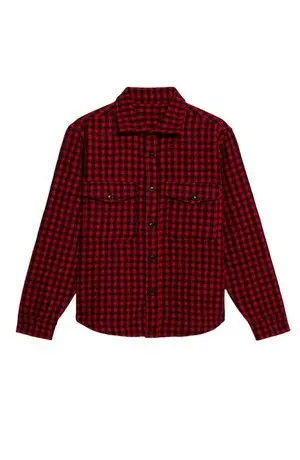 FORTELA Anker Wool Check Shirt With Pockets