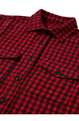 FORTELA Anker Wool Check Shirt With Pockets