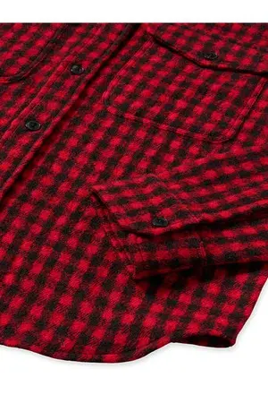 FORTELA Anker Wool Check Shirt With Pockets