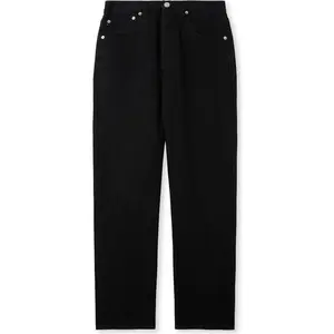 FORTELA 965 John Japan Selvedge 12.4oz 5-pocket Regular Fit Jeans - Black