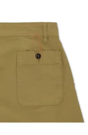 FORTELA Haute Twill Cotton Shorts - Rust