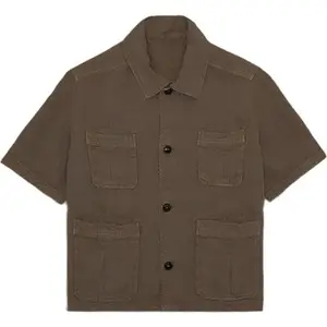 FORTELA Safari Short Sleeve Linen Shirt