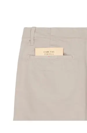 FORTELA Wallace Cotton Trousers - Ecru