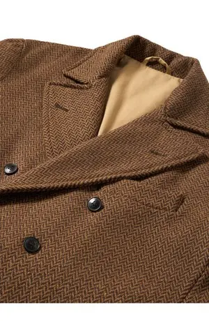 FORTELA Serwilliam Double-breasted Tweed Coat