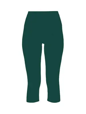 LEZAT Mae Organic Cotton High Waisted Capri Legging - Botanical
