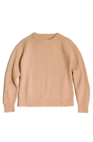 FORTELA Alberto Wool Crewneck Sweater - Camel
