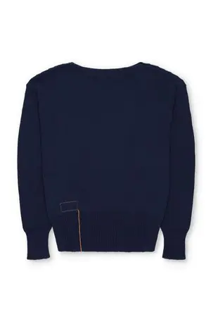 FORTELA Noah Cotton Crewneck Sweater - Blue