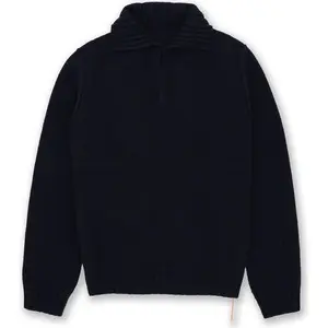 FORTELA Cornell V-neck Wool Sweater - Navy