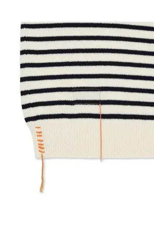 FORTELA Noah1 Cotton Ribbed Sweater - White/blue