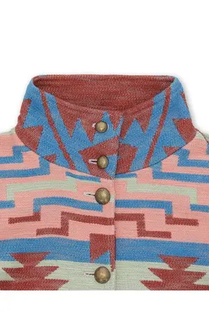FORTELA Feather Navajo Cotton Cape
