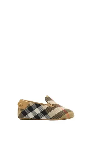 Burberry Check Nylon Blend Booties