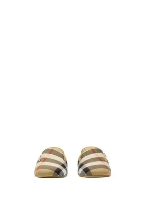 Burberry Check Nylon Blend Booties