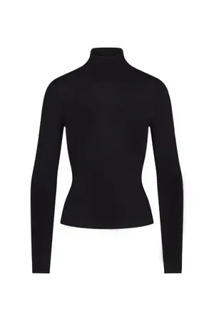 Naked Cashmere Fitted Cashmere Turtleneck - Black