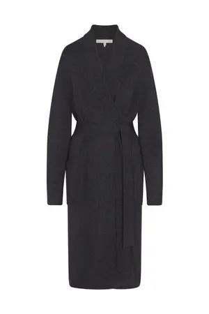 Naked Cashmere Angus Cashmere Robe - Charcoal