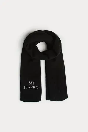 Naked Cashmere Ski Naked Scarf - Black
