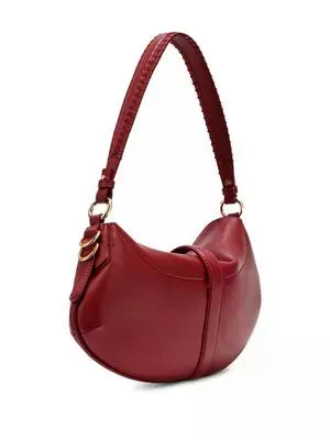 GANNI Buckle Shoulder Bag - Red