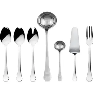 MEPRA Moretto Serving Set7 Pieces - Silver