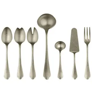 MEPRA Dolce Vita Serving Set7 Pieces - Pewter Champagne