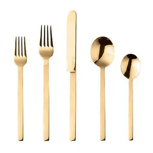 MEPRA Stile Pininfarina Flatware Set5 Pieces - Gold