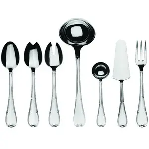 MEPRA Raffaello Serving Set7 Pieces - Silver