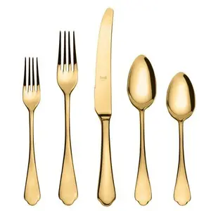 MEPRA Dolce Vita Flatware Set5 Pieces - Gold